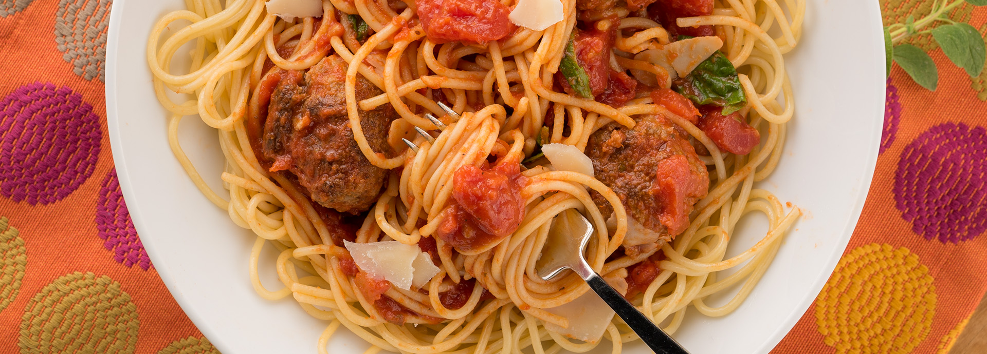 Skinner® - Thin Spaghetti with Meatballs and Sauce